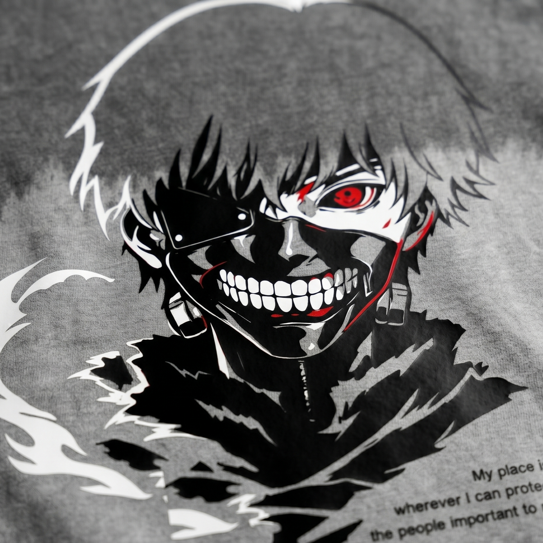 GHOUL REIGN : TOKYO GHUL - Ombre Wash Anime T-Shirt | RAW & RARE– RAW&RARE